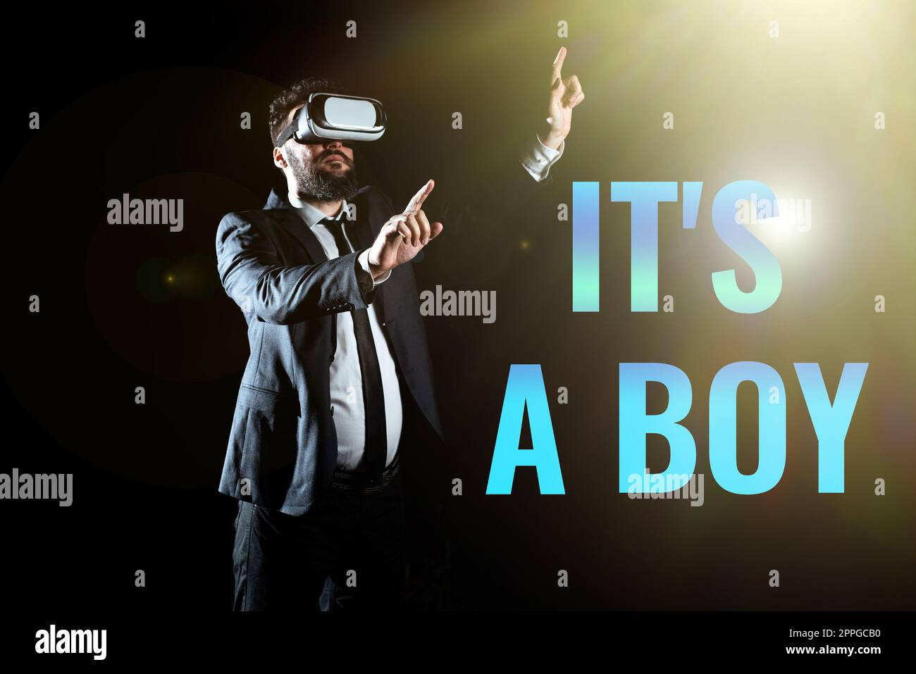 Conceptual caption It S A Boy. Word for Expecting a male baby cute blue ...