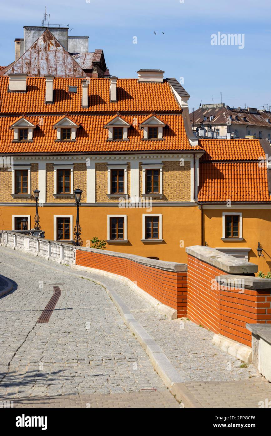 Zamkowa Street leading from the Lublin Castle to the Grodzka Gate in ...