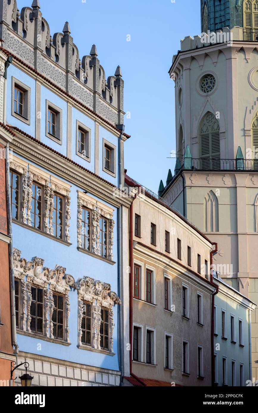 Trinitarian Tower, view from Old Town Square and medieval decorative ...