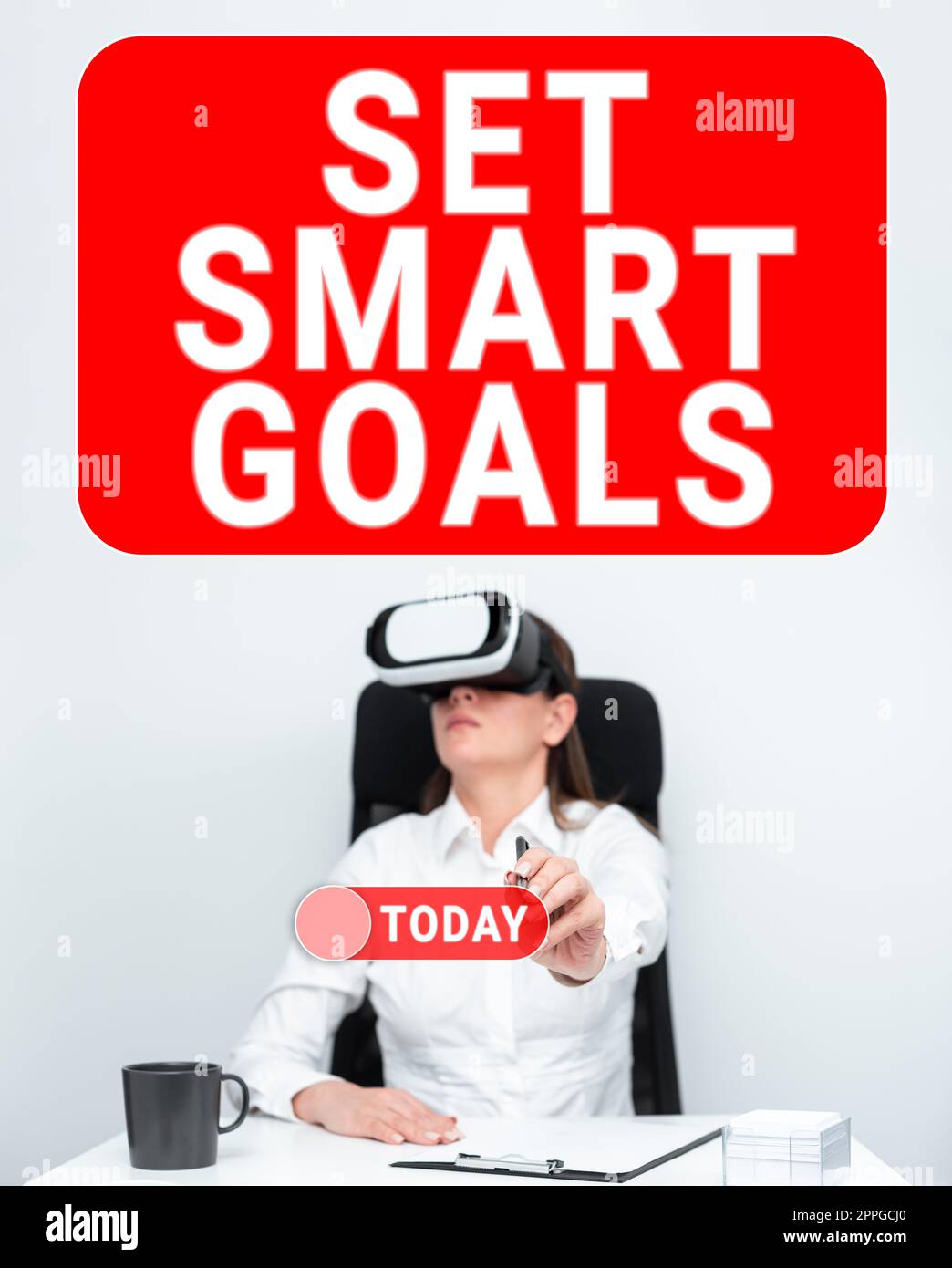 Inspiration showing sign Set Smart Goals. Word for Establish achievable ...