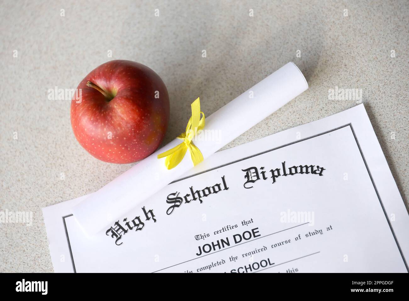High school diploma hi-res stock photography and images - Alamy