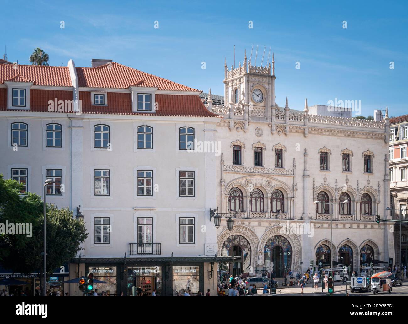 Historic Buildings in the City of Lisbon, Portugal Stock Photo - Alamy
