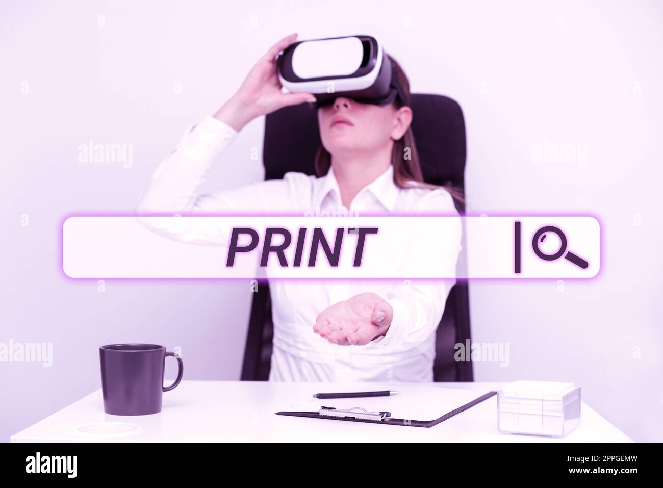 Hand writing sign Print. Business overview involving transfer of text ...