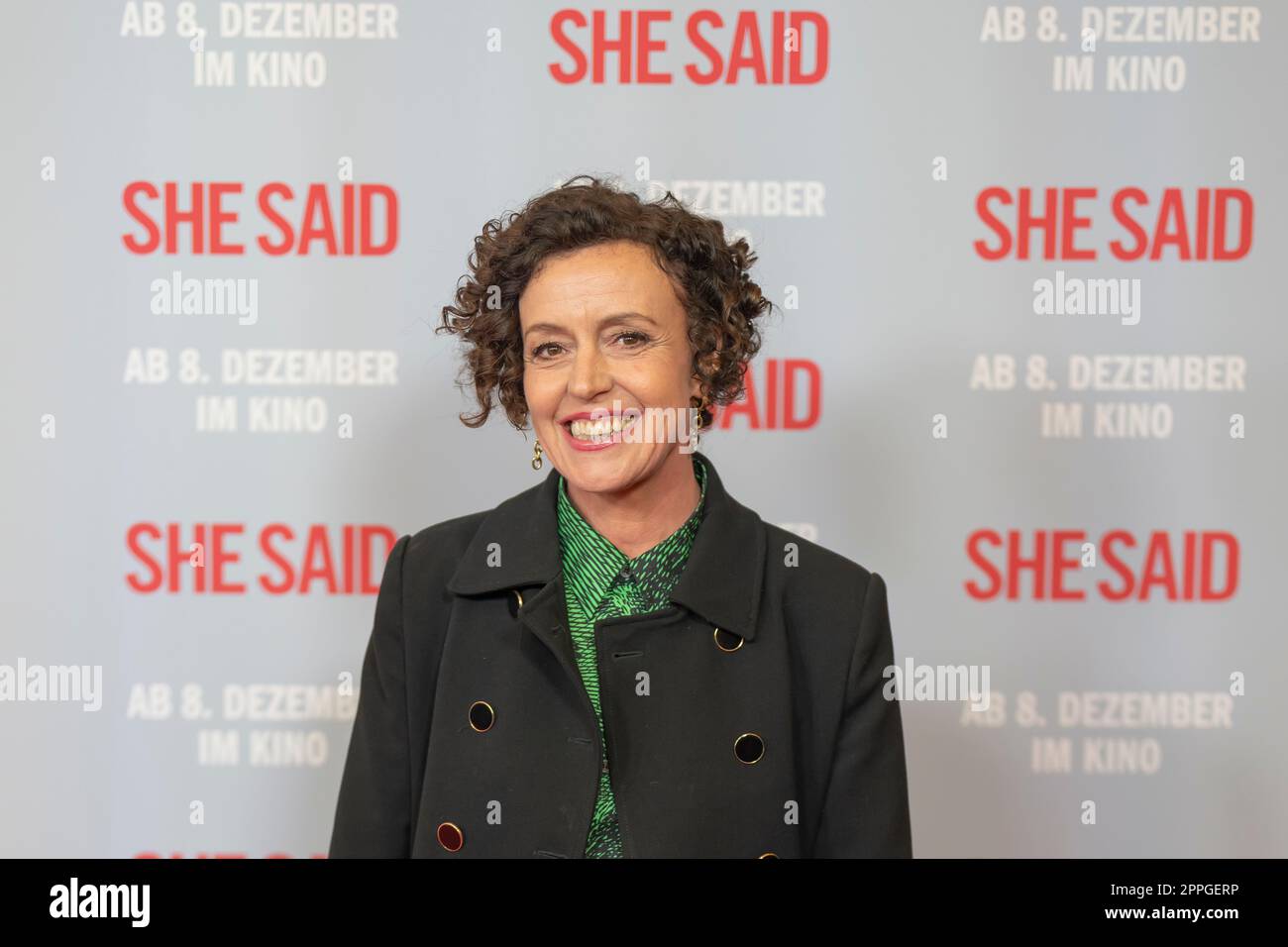 Maria Schrader at the German premiere in the presence of Emmy award ...