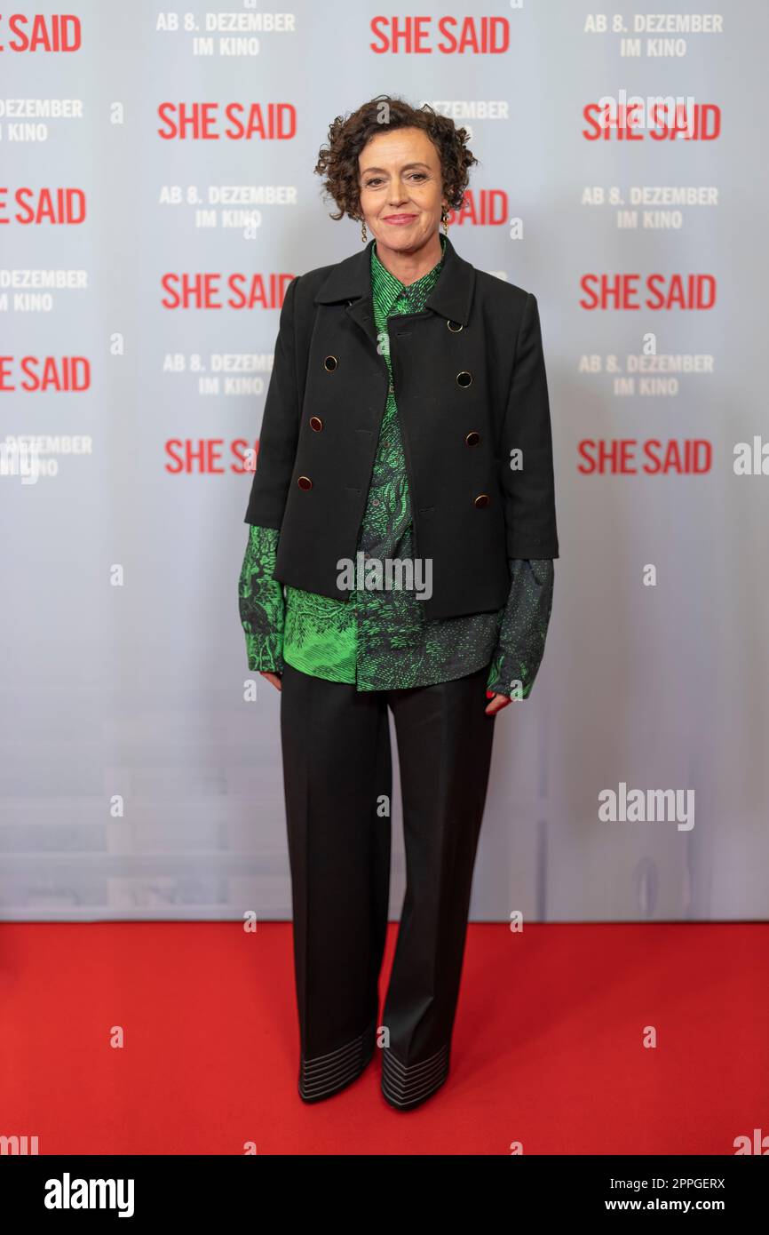 Maria Schrader at the German premiere in the presence of Emmy award ...