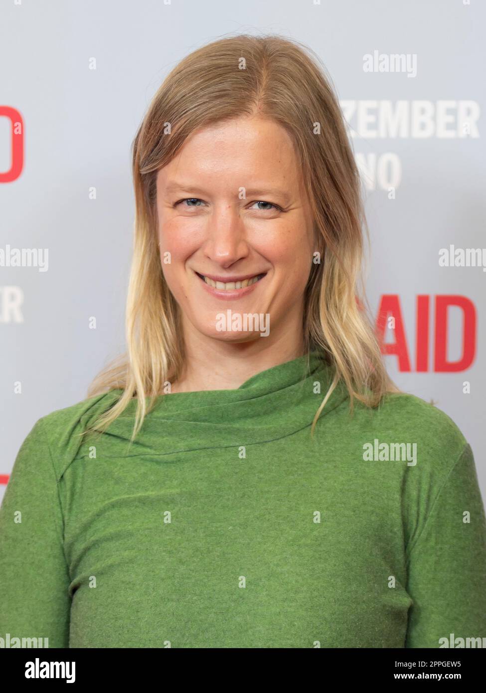 Stephanie Stremler at the German premiere in the presence of Emmy award ...