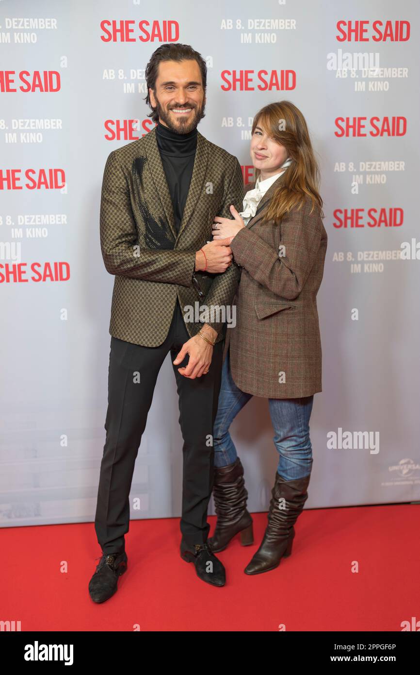 Vladimir Korneev and Kat Kaufmann at the German premiere in the ...