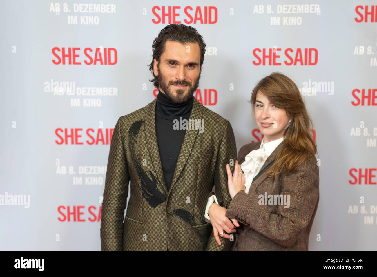 Vladimir Korneev and Kat Kaufmann at the German premiere in the ...