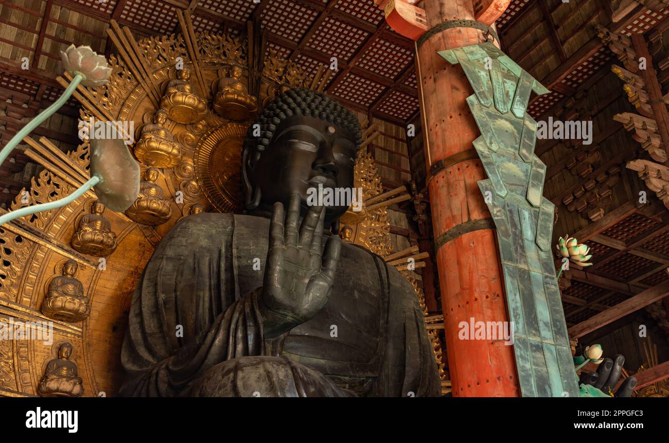 Todai-ji Temple - The Great Buddha I Stock Photo - Alamy