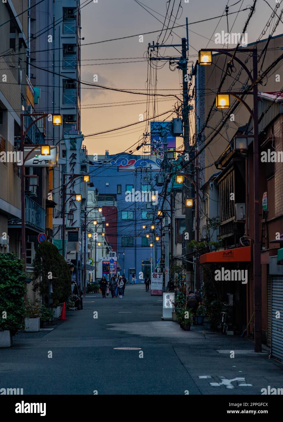 Osaka Streets VIII Stock Photo - Alamy