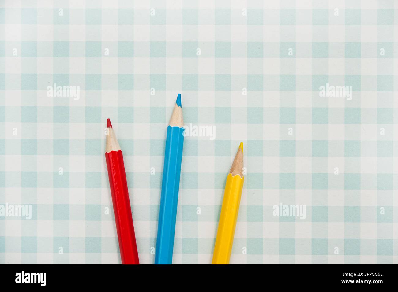 Three color pencils hi-res stock photography and images - Alamy