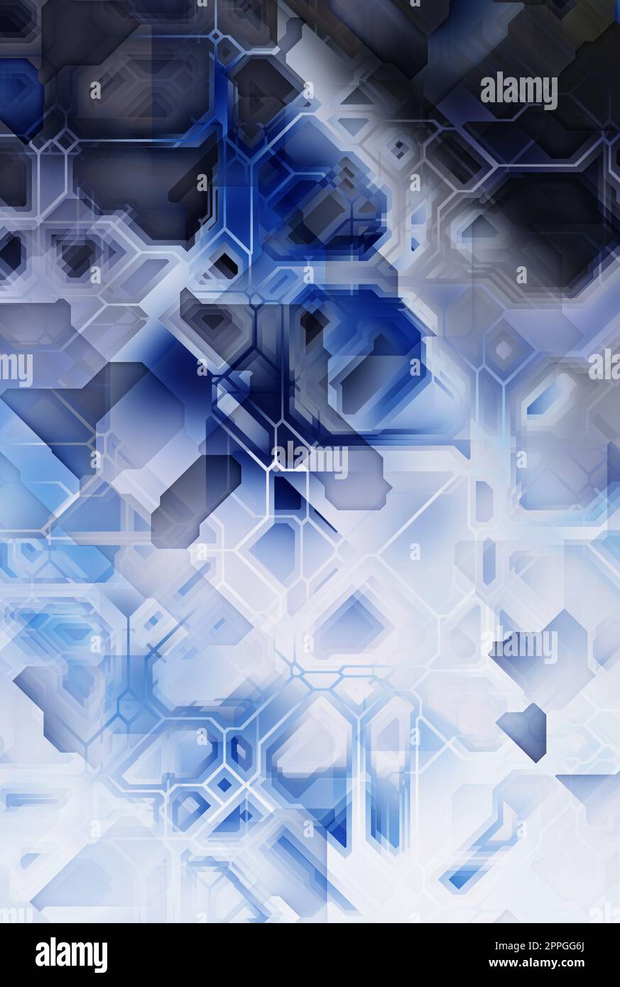 abstract blue black and white pattern background Stock Photo - Alamy