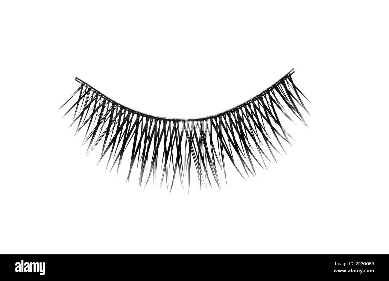Fake eyelashes on white background. Makeup product Stock Photo - Alamy