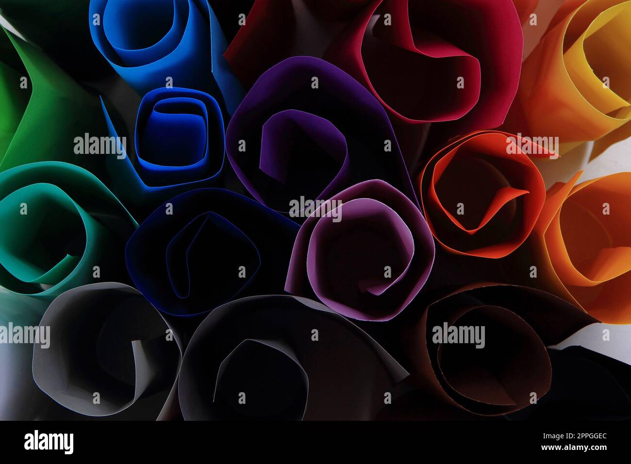 color papers as very nice and easy background Stock Photo - Alamy