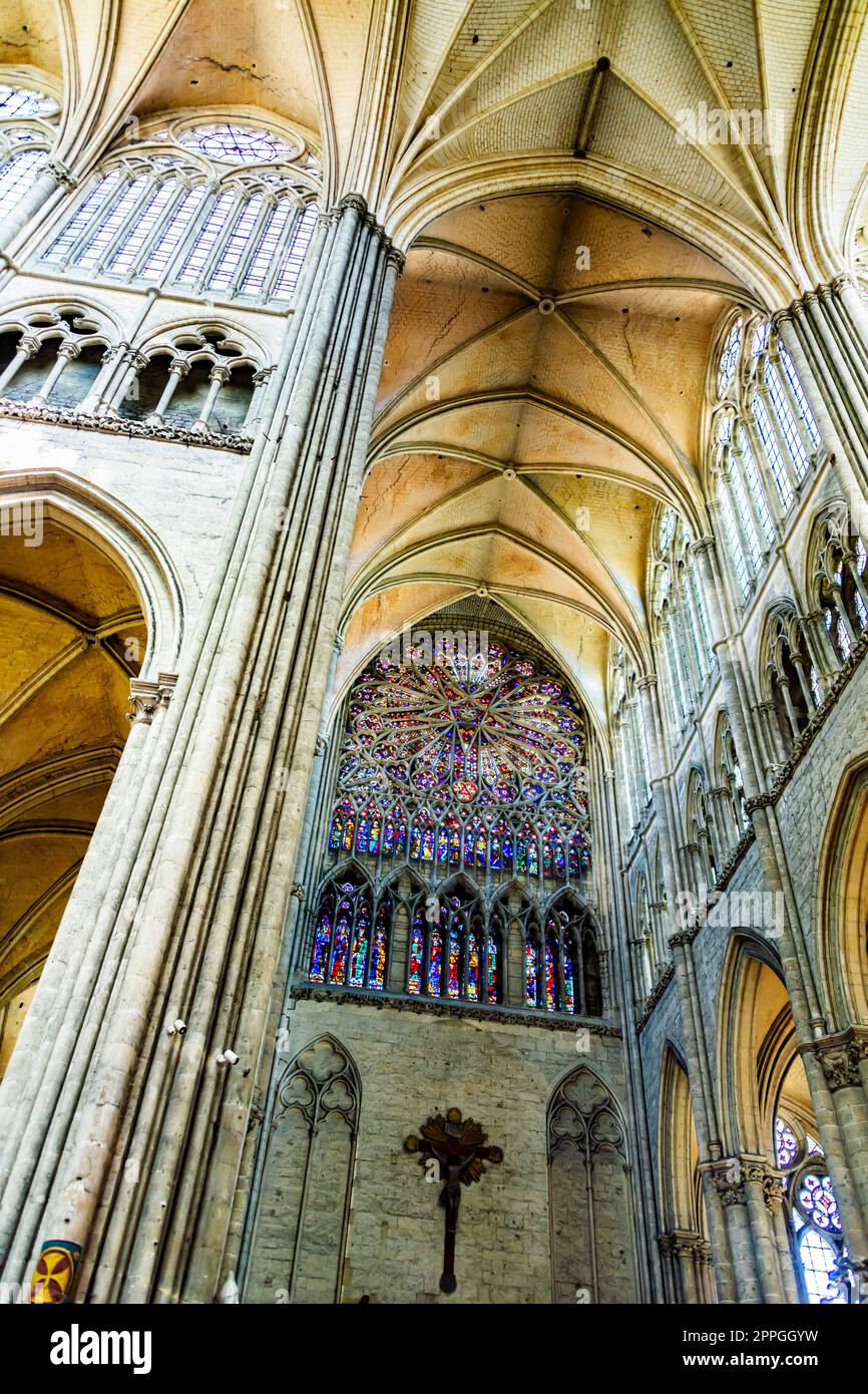 The interior of Amiens Cathedral, France Stock Photo - Alamy