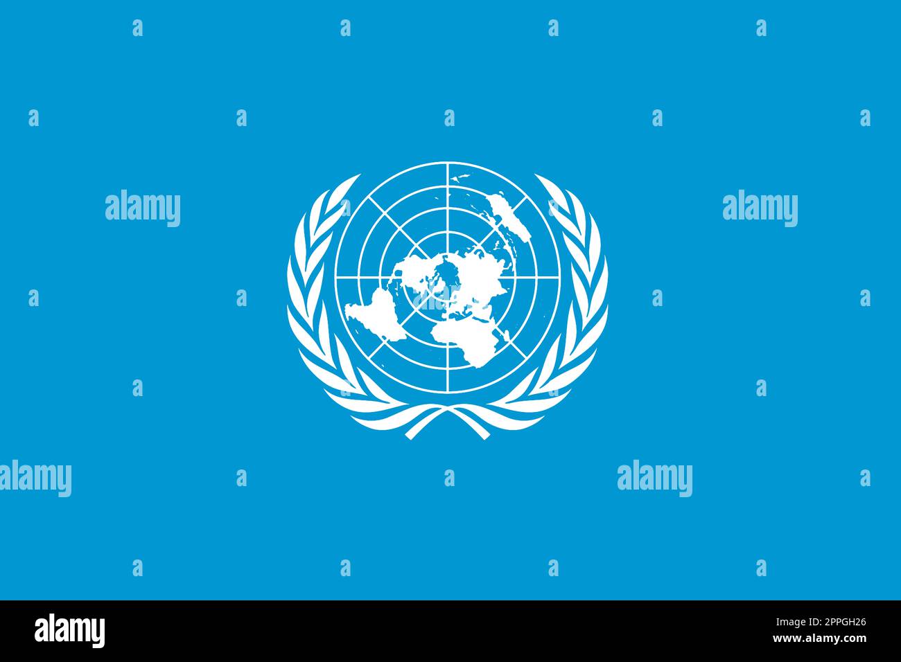 United Nations Flag background illustration large file Stock Photo - Alamy
