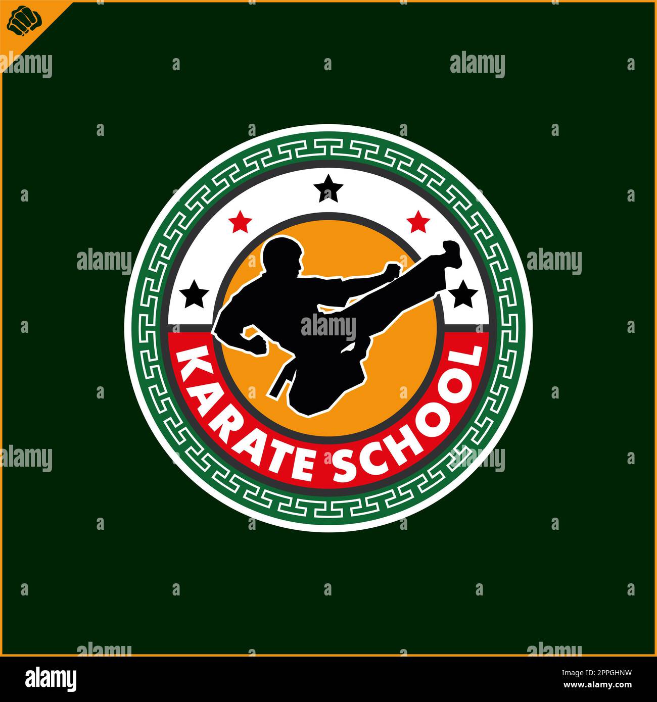 Karate woman kick hi-res stock photography and images - Alamy