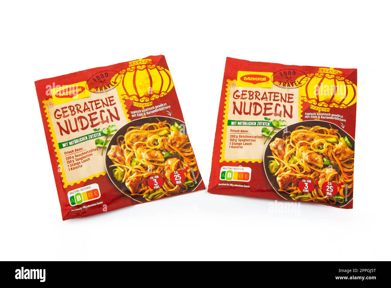 Instant noodle cooking Cut Out Stock Images & Pictures - Alamy