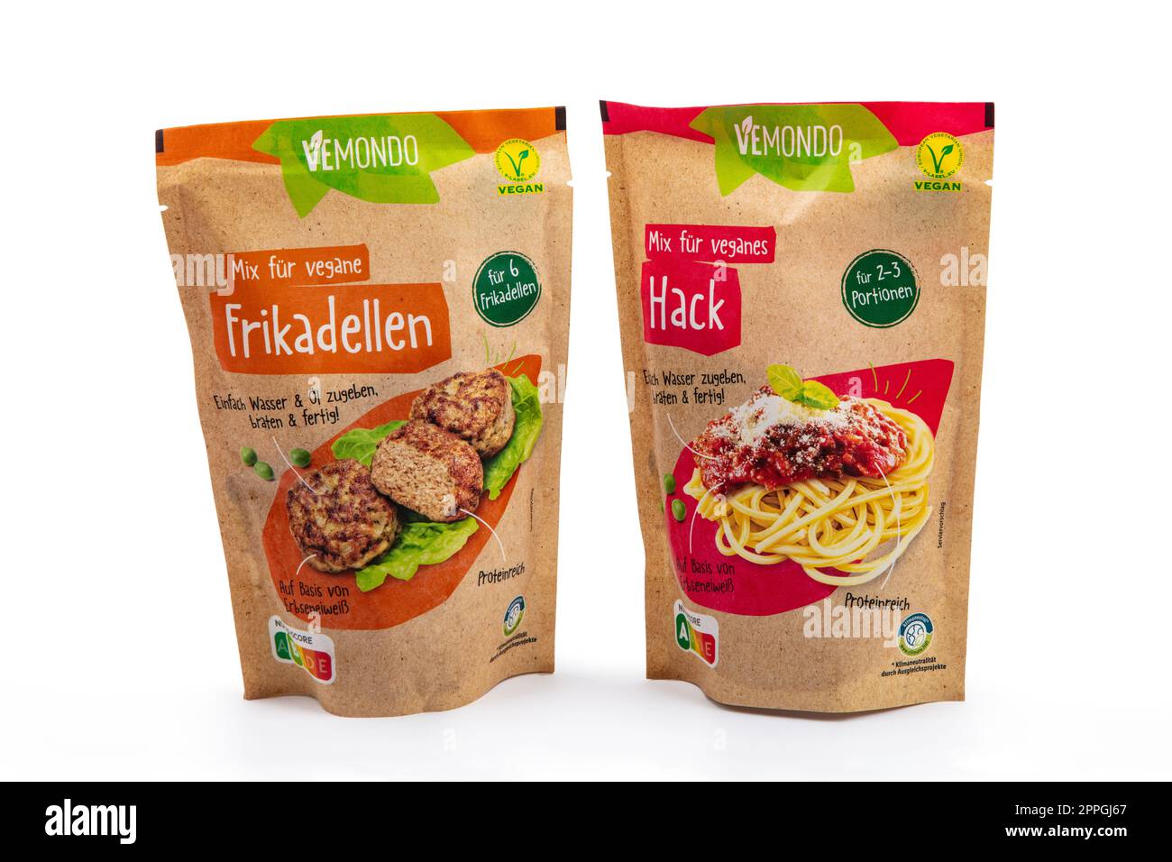 VEMONDO Vegan meat Products Stock Photo - Alamy