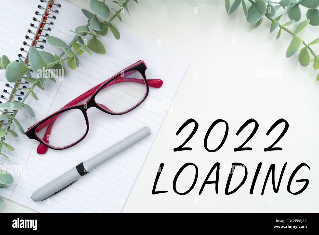 Hand writing sign 2022 Loading. Business showcase Advertising the ...