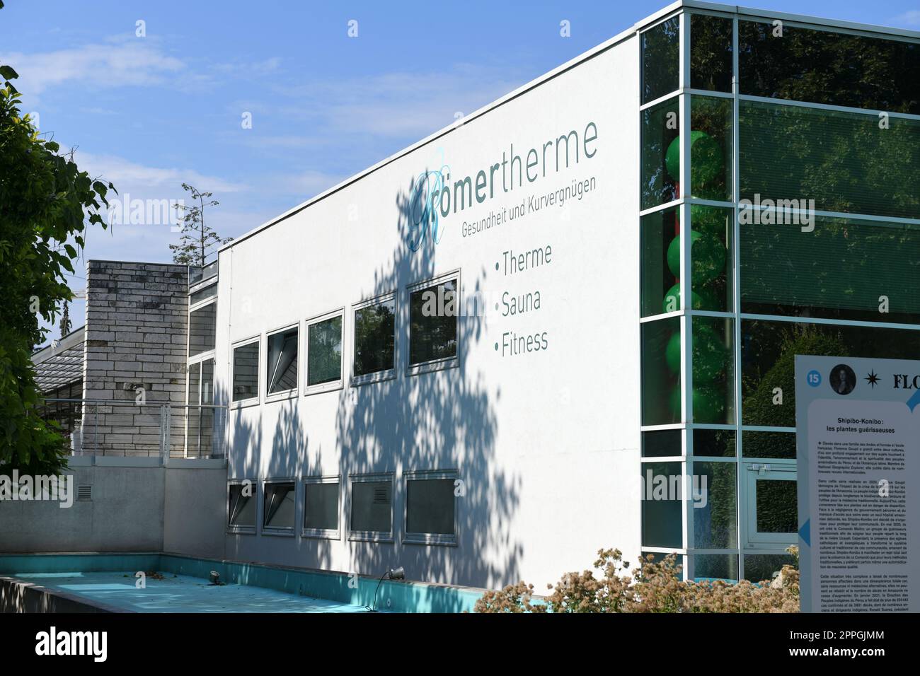 Roman thermal bath in the spa town of Baden near Vienna, Lower Austria ...