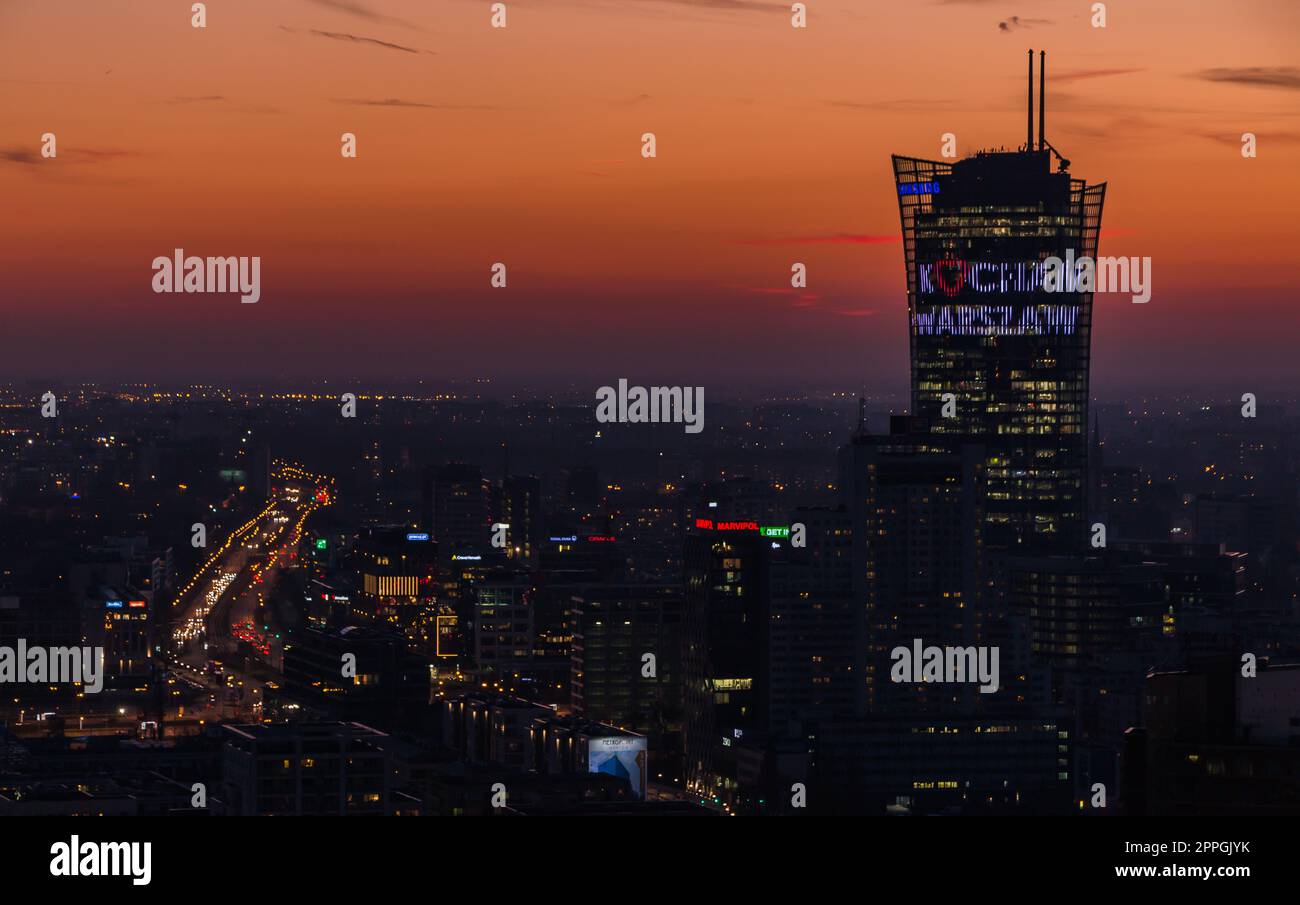 High Rises Sunset V Stock Photo - Alamy