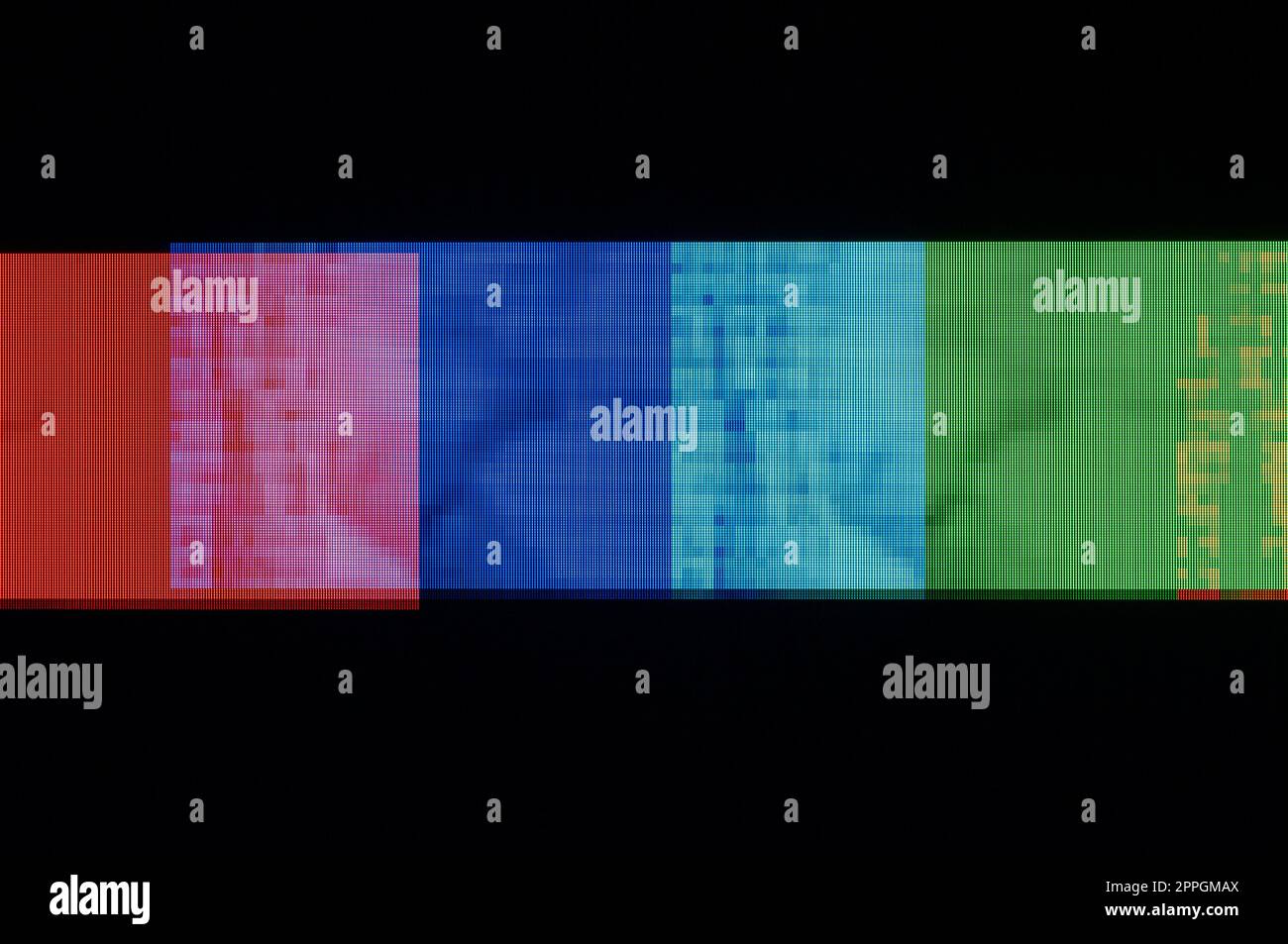 Pixel pattern of a digital glitch Stock Photo - Alamy