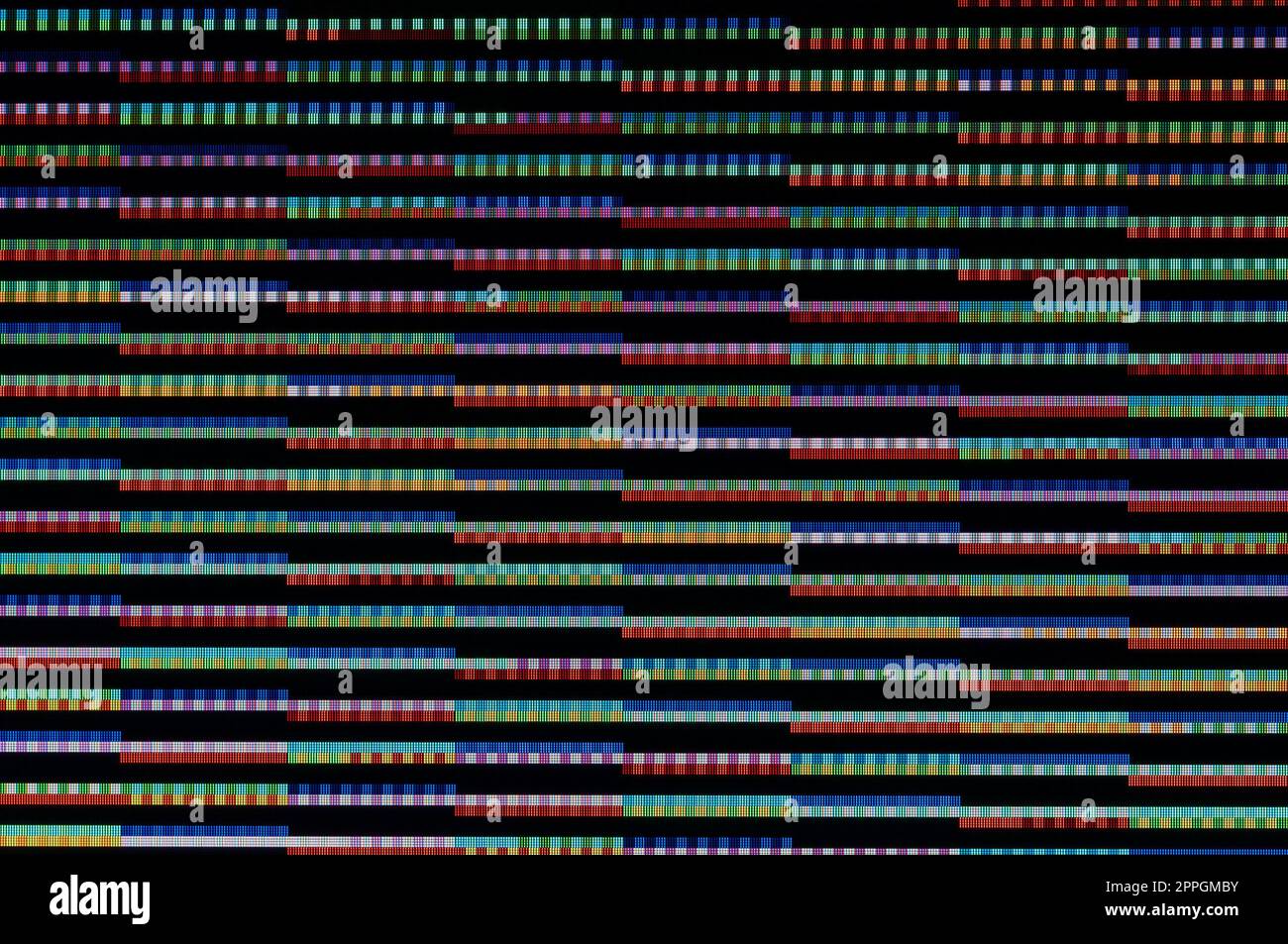 Pixel pattern of a digital glitch Stock Photo - Alamy