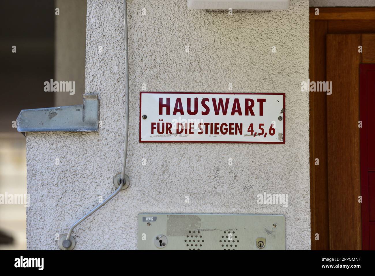 Caretaker sign hi-res stock photography and images - Alamy