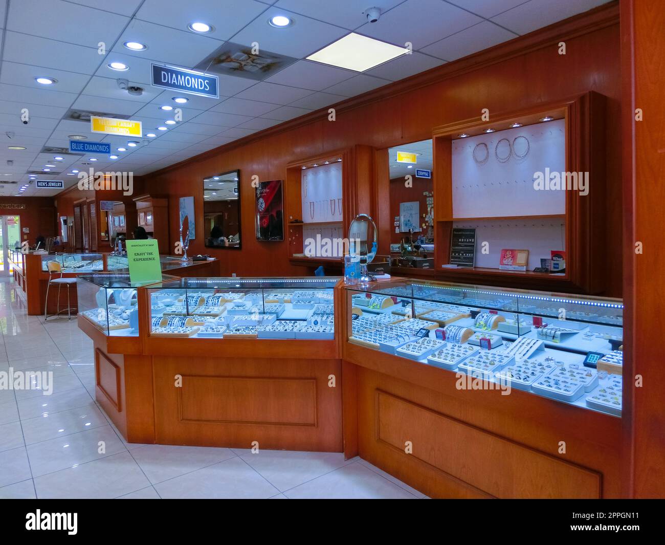 St. Thomas, USVI - May 4, 2022: Colorful goods at a street store on St ...