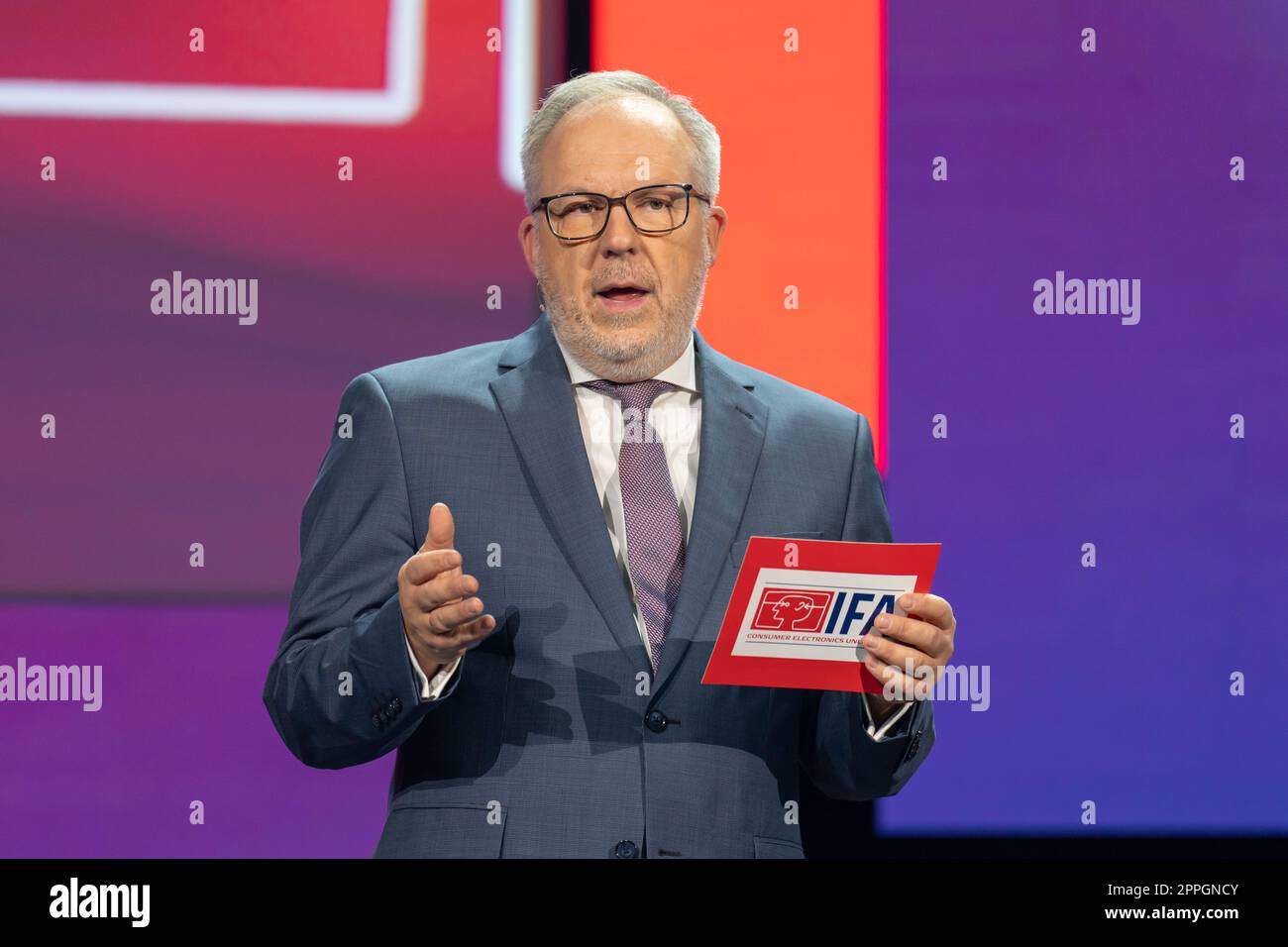 IFA 2022 Keynote David Ruetz, Senior Vice President IFA Stock Photo - Alamy