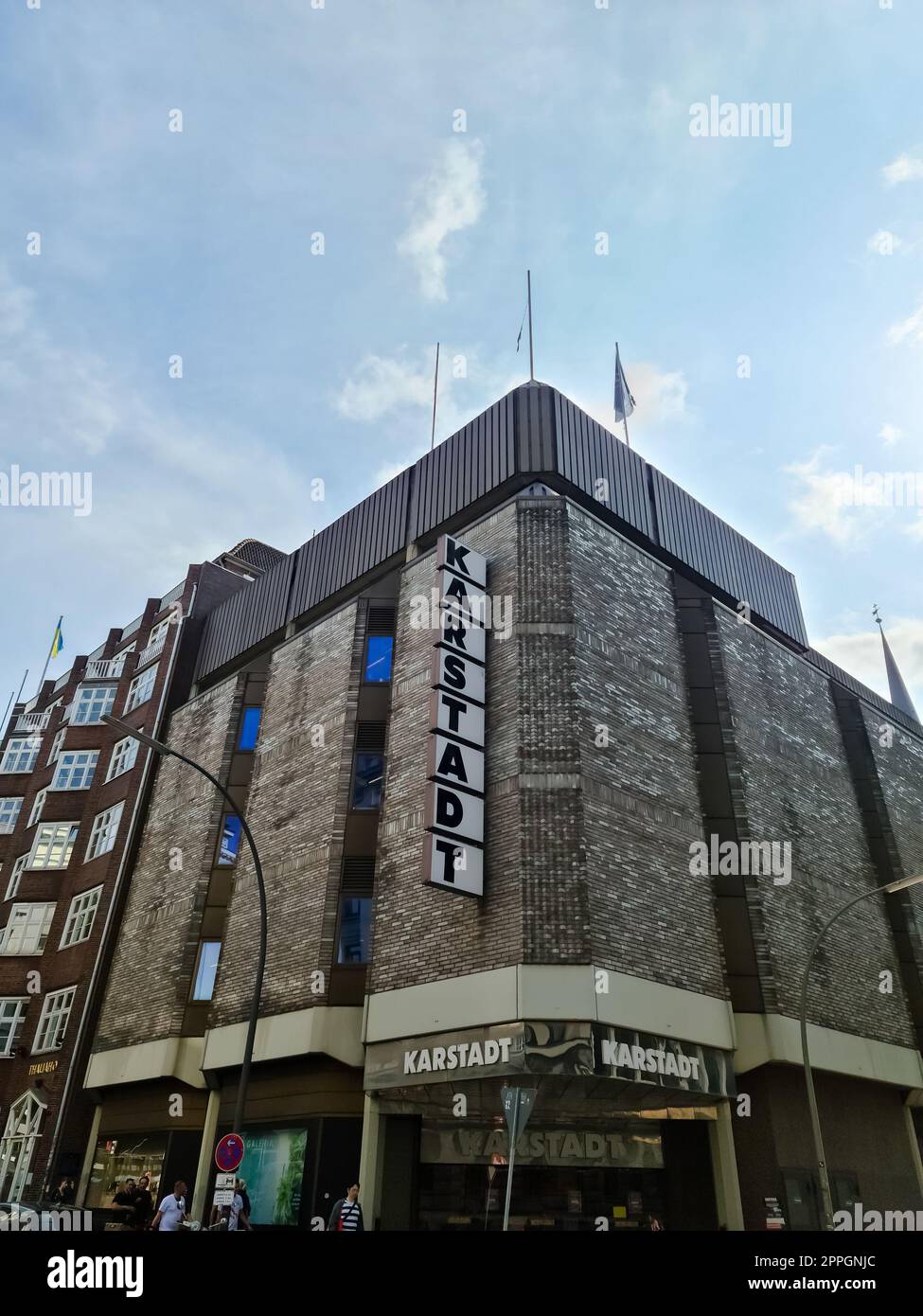 Hamburg, Germany - 03 September 2022: The building of the department ...