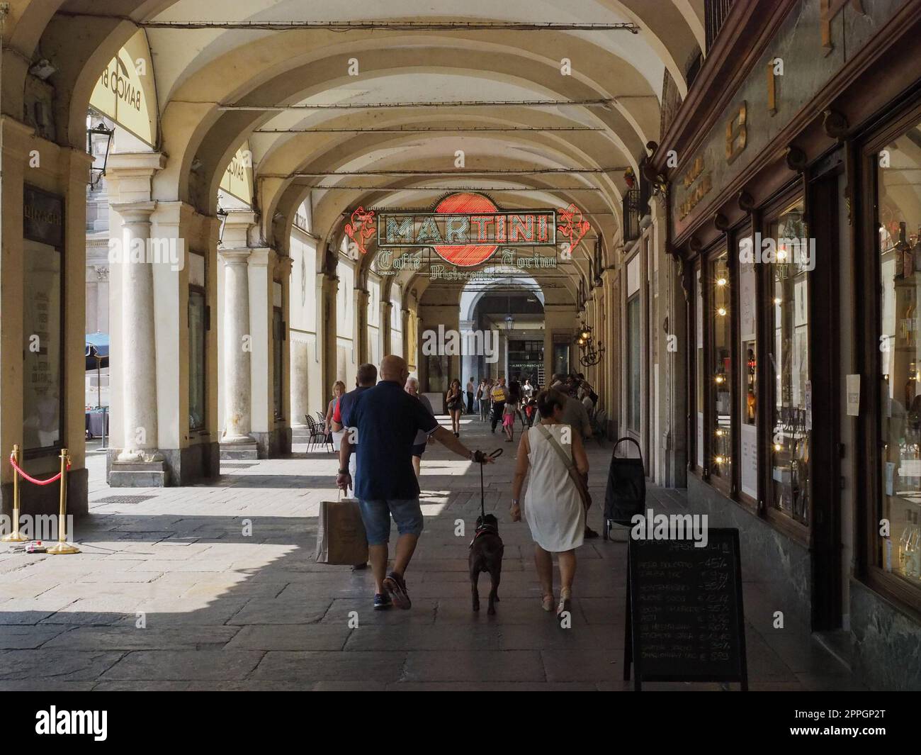 People walking in turin hi-res stock photography and images - Alamy
