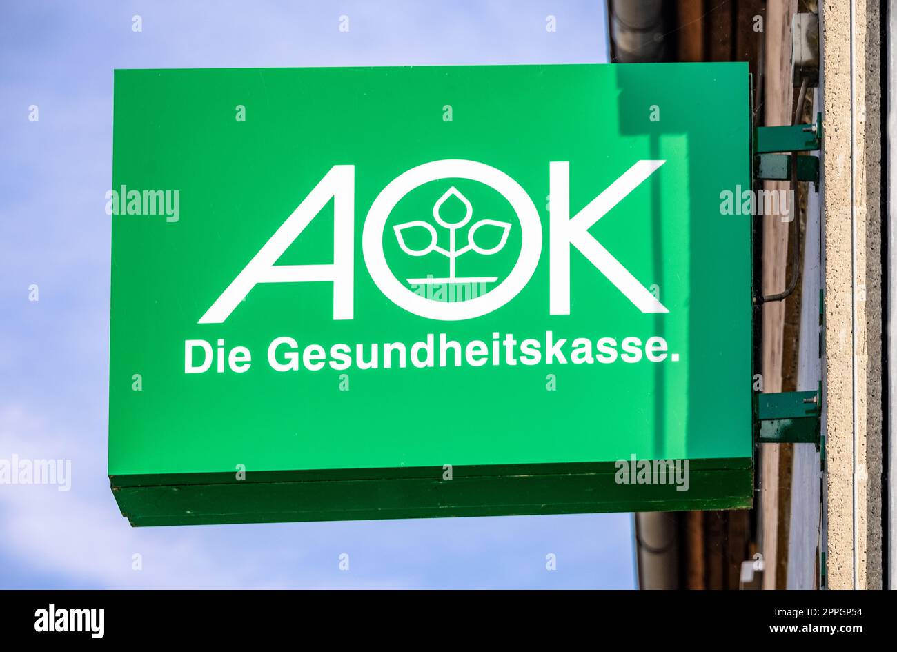 Aok logo hi-res stock photography and images - Alamy