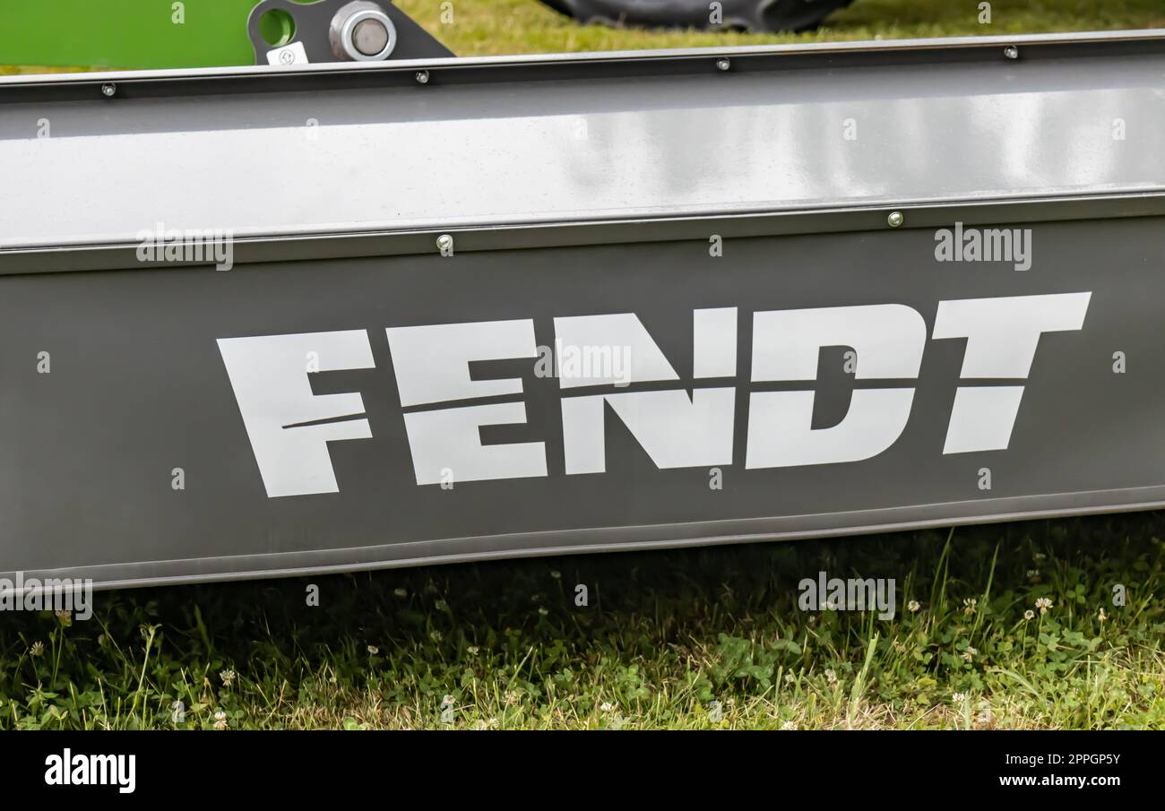 FENDT Logo on a Harvester Stock Photo - Alamy