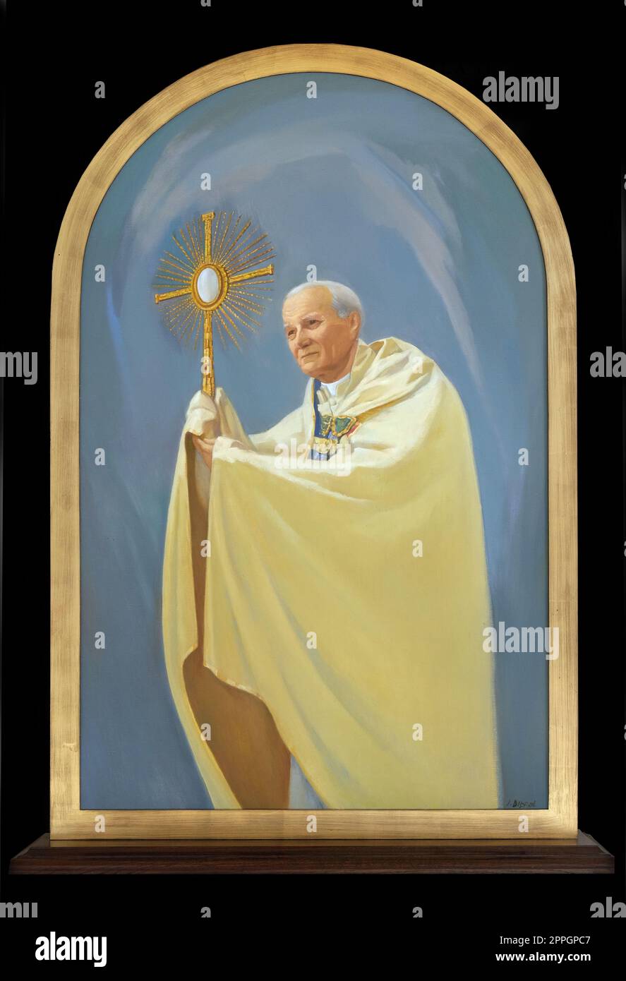 Pope John Paul II, altarpiece in the Basilica of Assumption of the ...