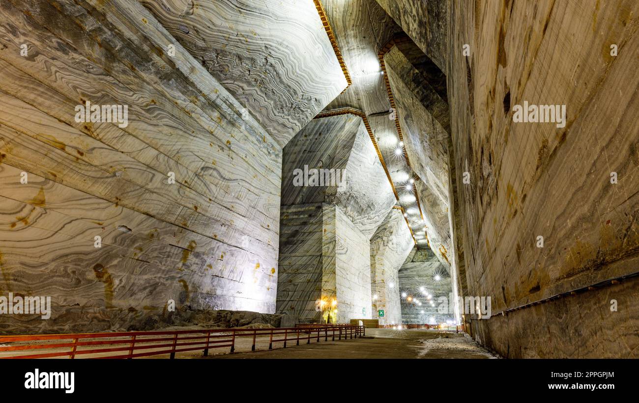 The Salt Mine of Slanic Prahova in Romania Stock Photo - Alamy