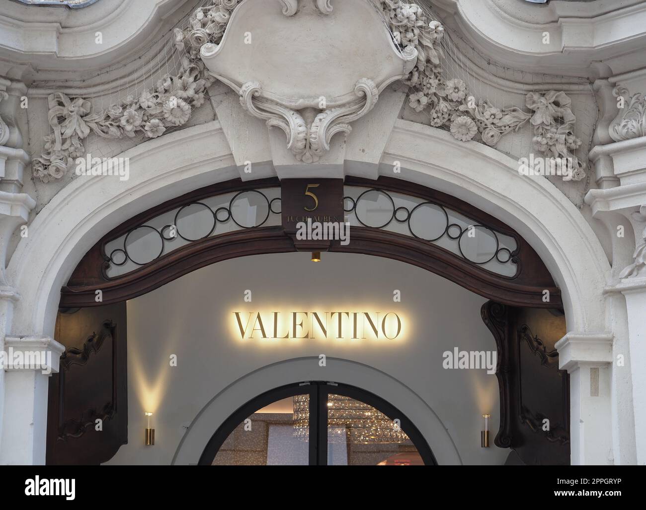 Valentino logo hi-res stock photography and images - Alamy