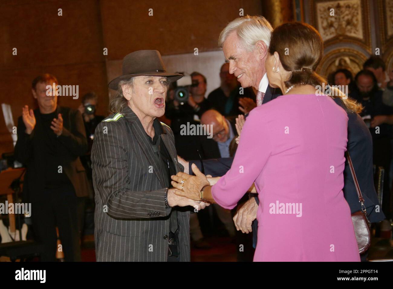 Udo Lindenberg,Michael & Christl Otto Stock Photo - Alamy