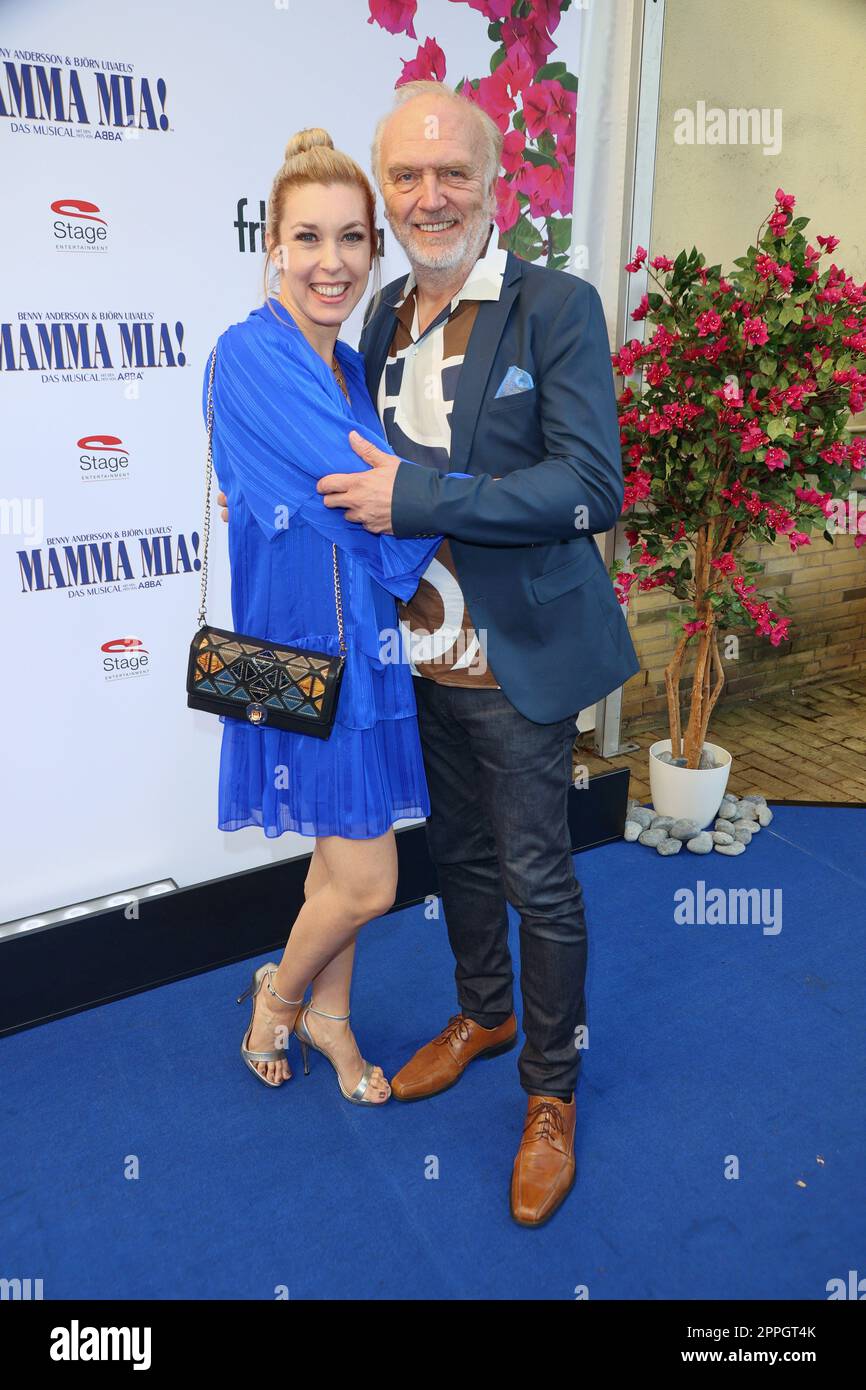 Janina Korn,Roland Heitz,premiere of the musical Mamma Mia! at Neue ...