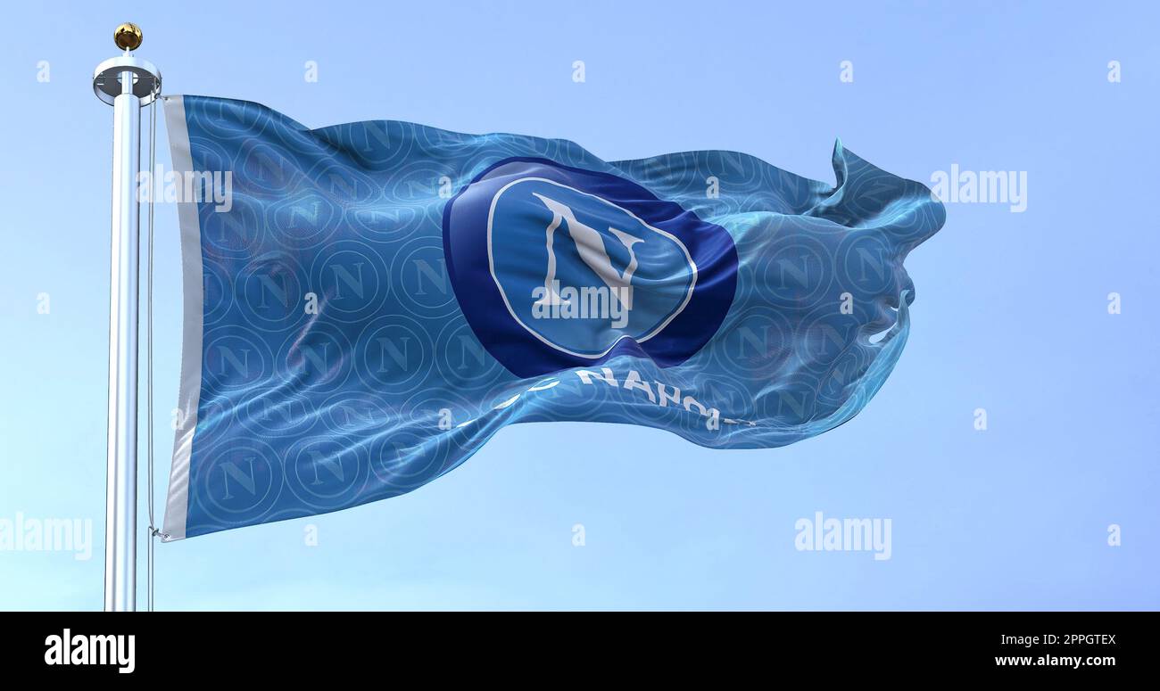 Ssc napoli flag hi-res stock photography and images - Alamy
