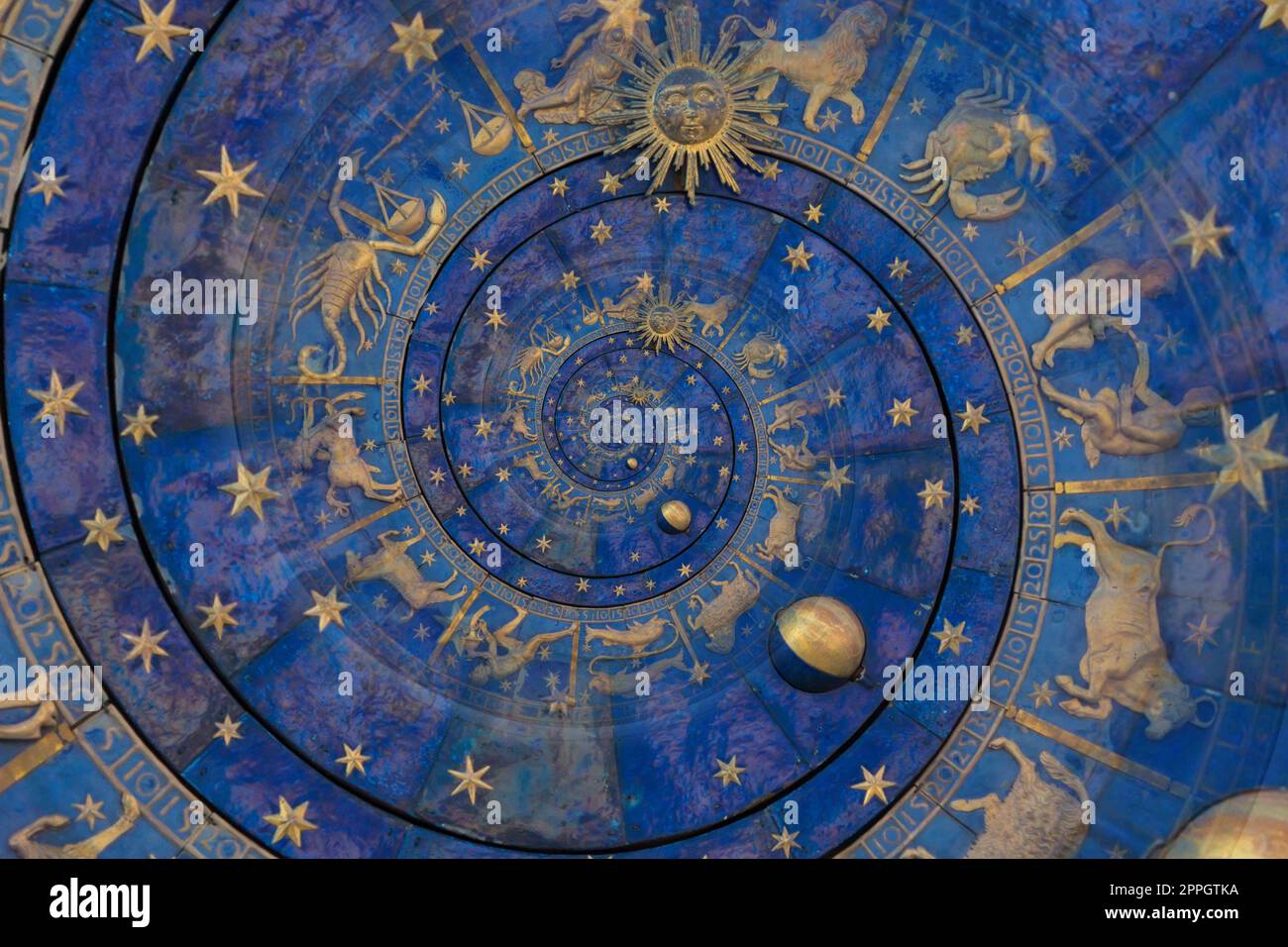 Zodiac Signs Horoscope background. Concept for fantasy and mystery ...