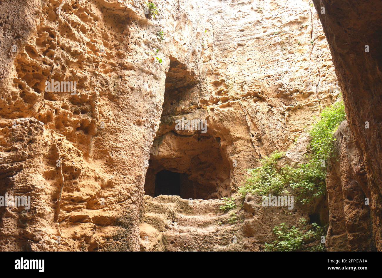 Catacombs of Agia Solomoni, Paphos, Republic of Cyprus Stock Photo - Alamy