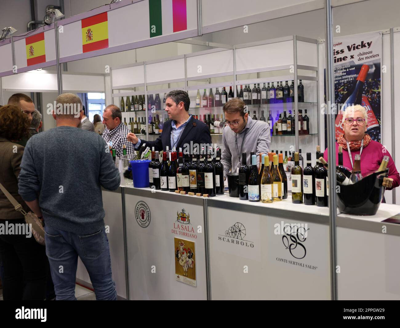 International Wine Trade Fair ENOEXPO in Cracow Stock Photo - Alamy