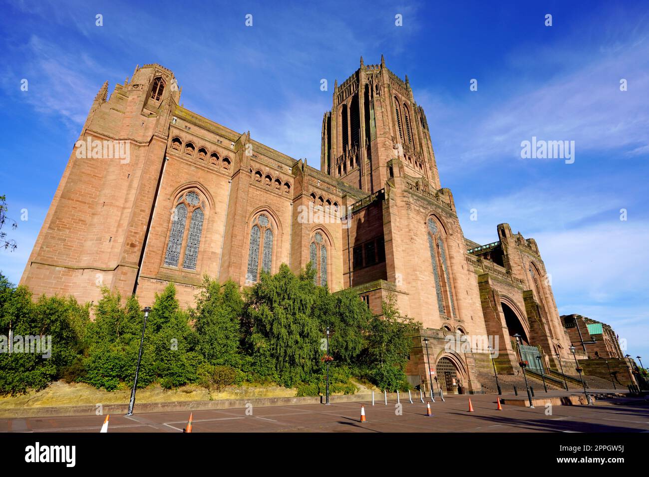 Liverpool Cathedral built on St James's Mount in Liverpool, Great ...