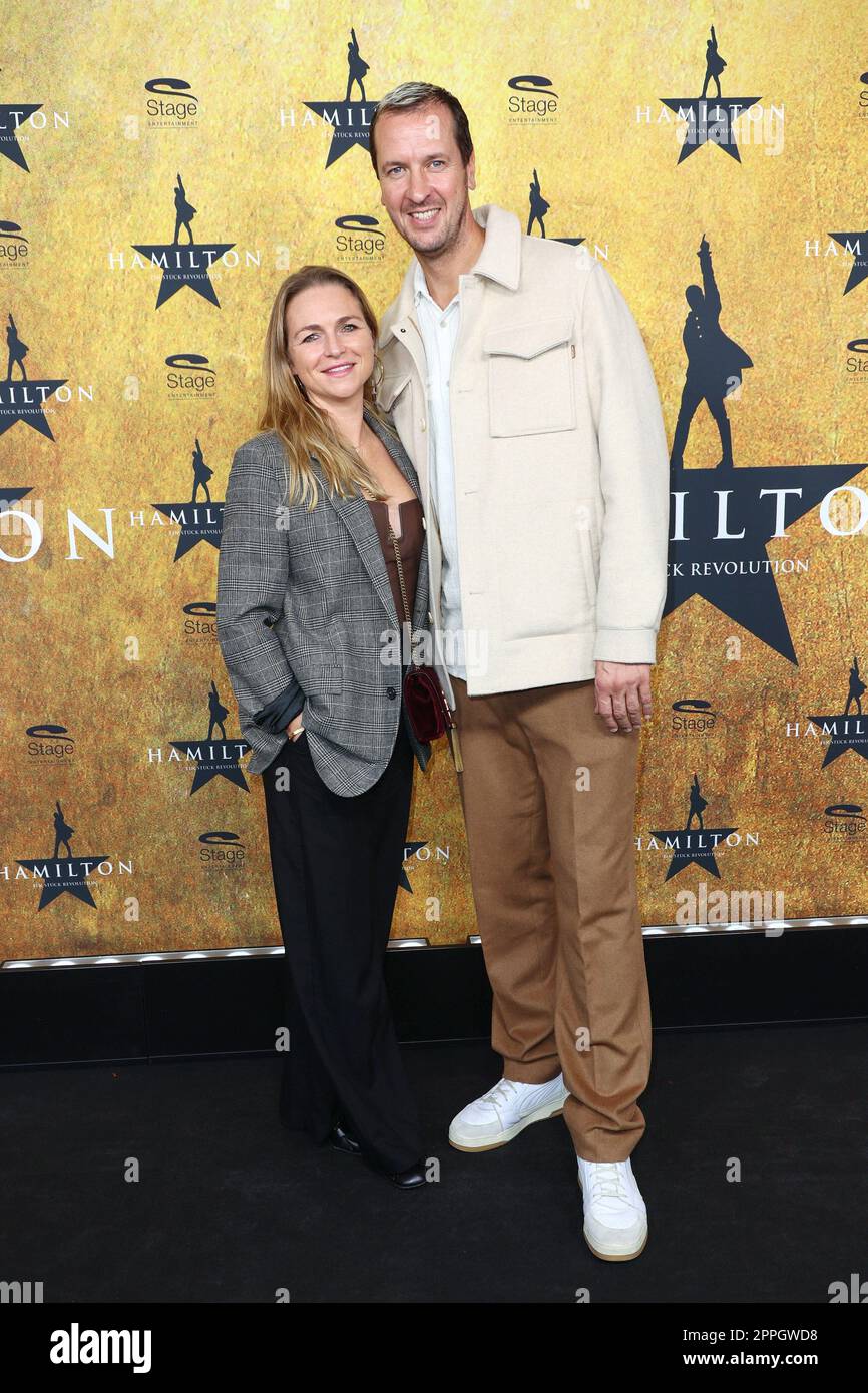 Angela Hens,Pascal Hens,Premiere of the musical Hamilton at the ...