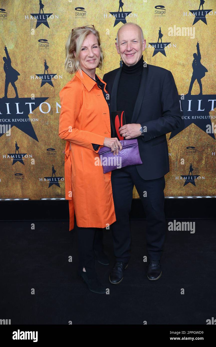 Gabi Bauer,Ulrich Exner,Premiere of the musical Hamilton at the ...