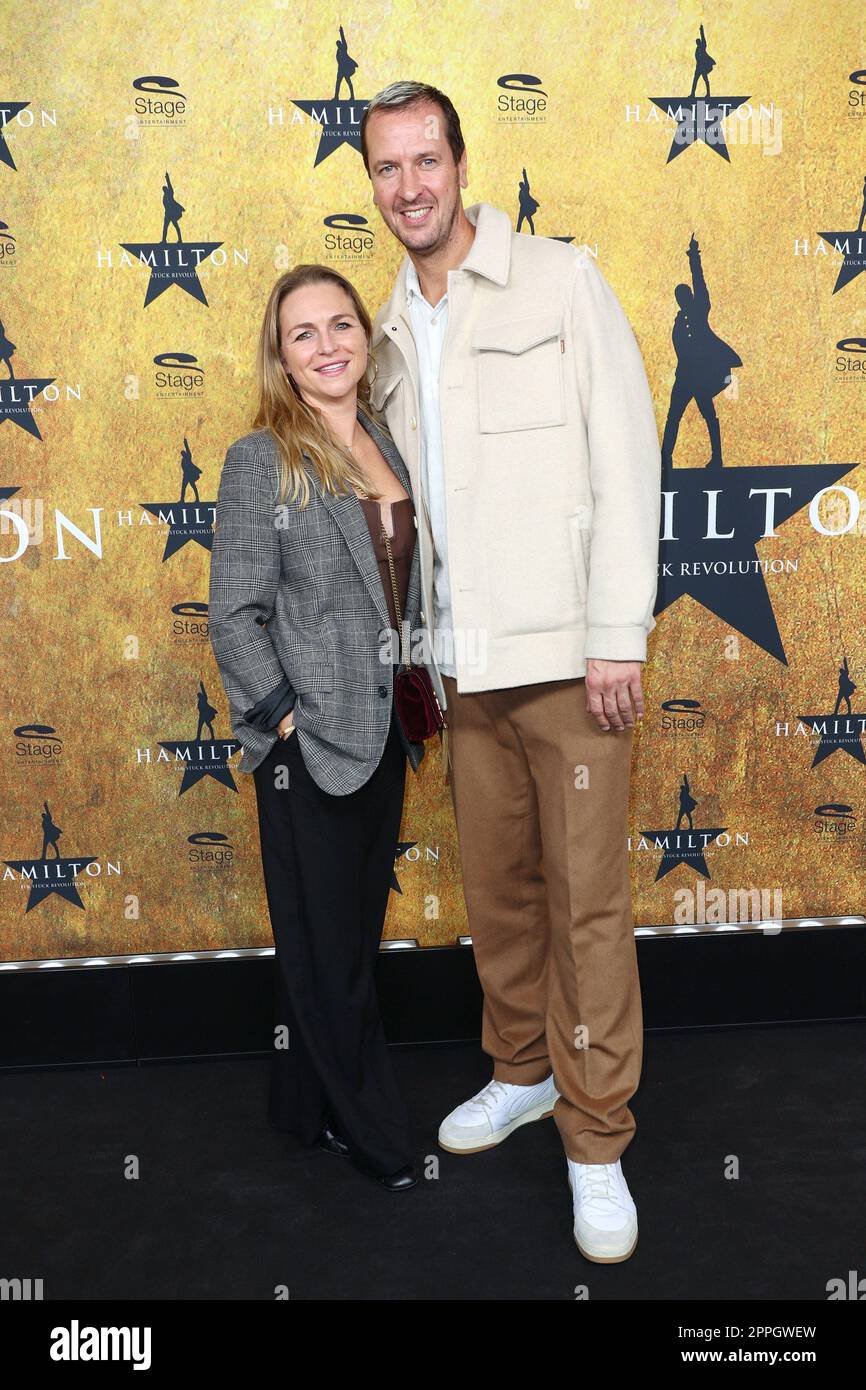 Angela Hens,Pascal Hens,Premiere of the musical Hamilton at the ...