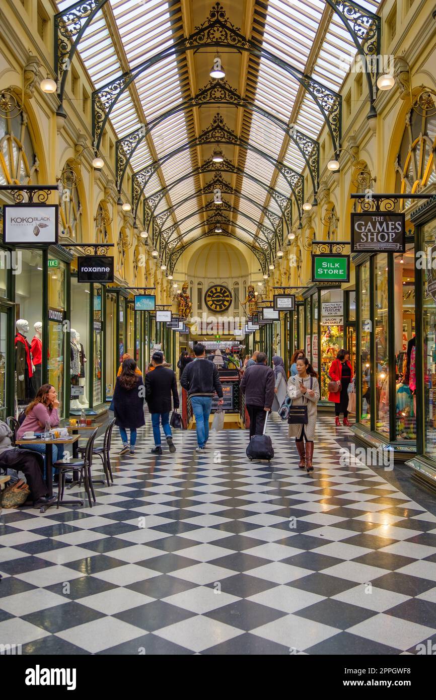 The Royal Arcade opened in 1870 and it is the first and longest ...