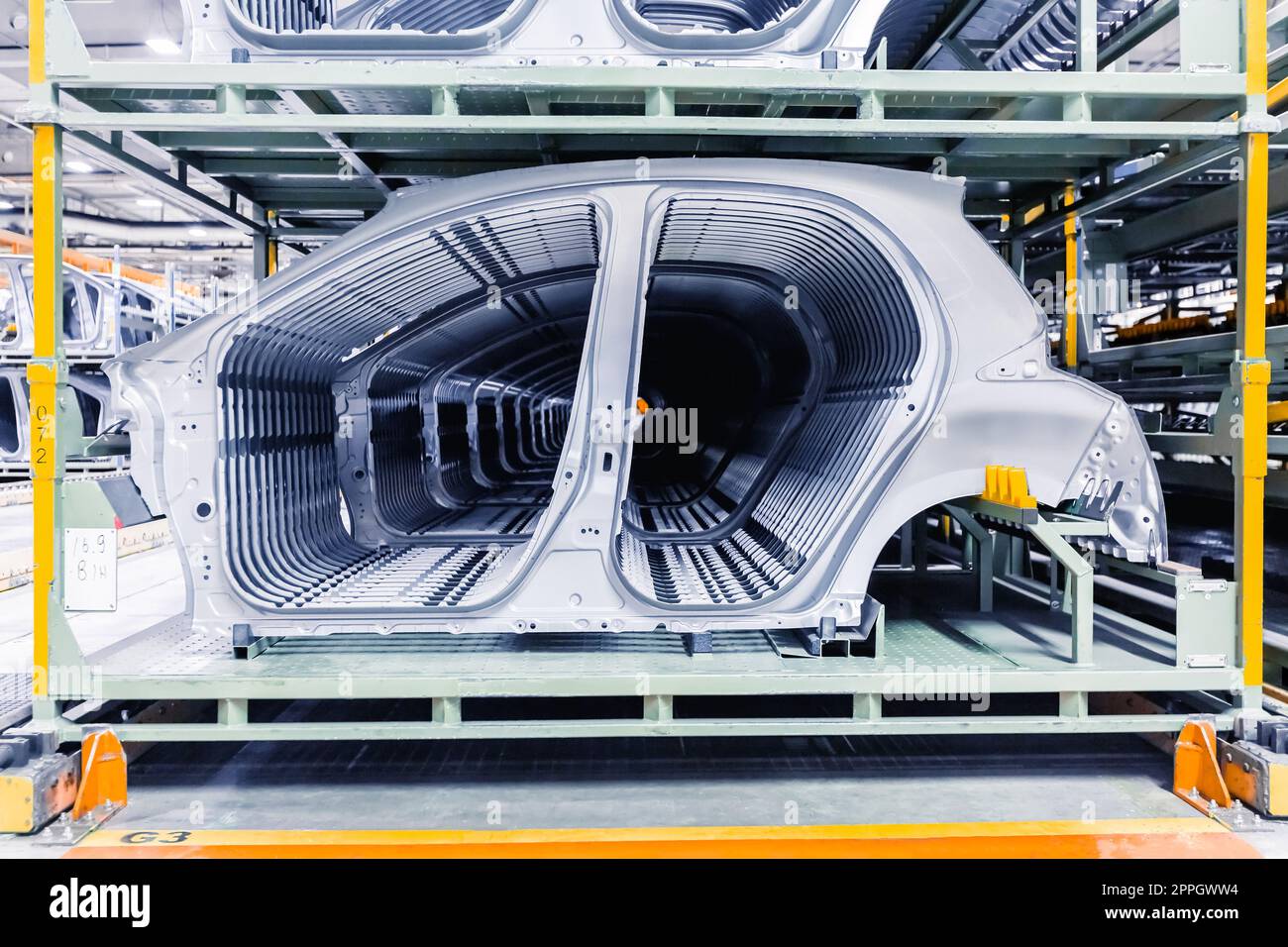 spare parts in a car plant Stock Photo - Alamy
